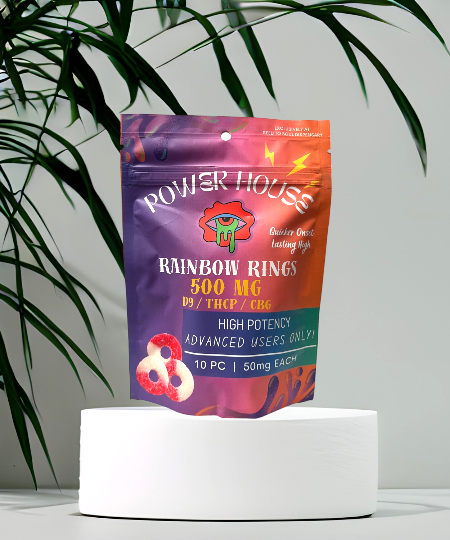 THC-P Rainbow Rings (500mg) | Power House – S2S